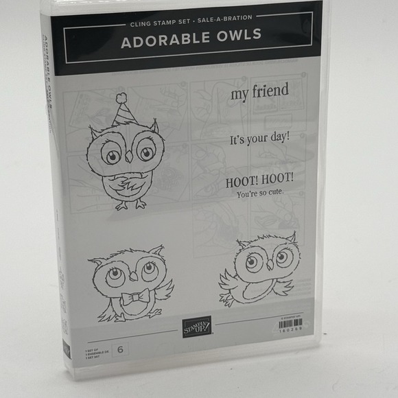 Stampin' Up! | Design | Stampin Up Adorable Owls Stamp Set 6269 Hoot ...